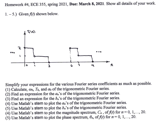 Solved Just the first three and a sample of the matlab | Chegg.com