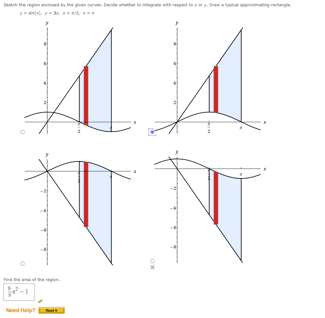 Solved Sketch the region enclosed by the given curves. | Chegg.com