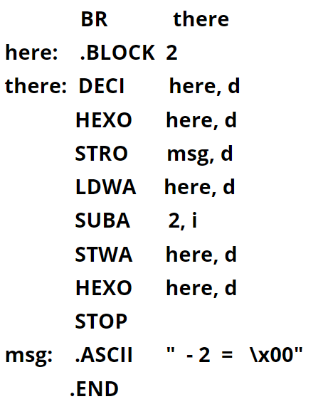Determine the object code and predict the output of | Chegg.com