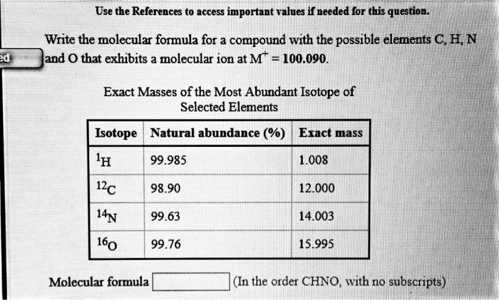 Solved Use the References to access important values if | Chegg.com