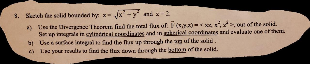 Solved Hello, Please help me with my multivariable calc math | Chegg.com