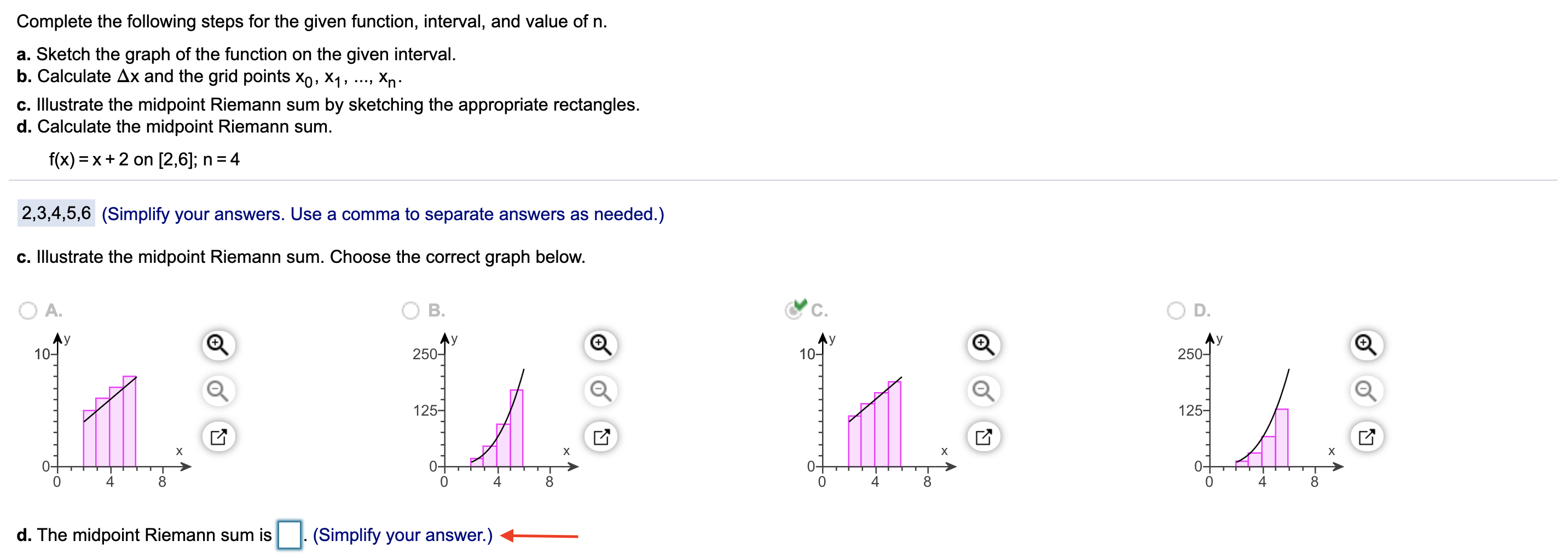 Solved Complete the following steps for the given function, | Chegg.com