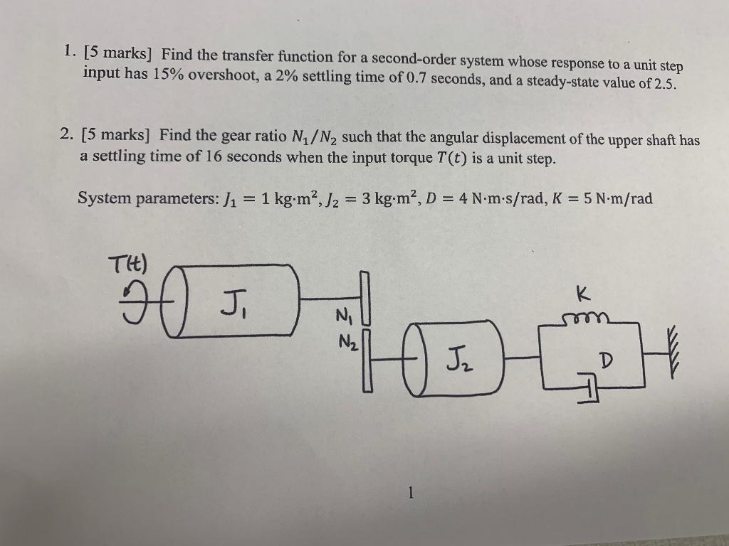 Solved Hi, i'm having problems solving this System Dynamics | Chegg.com