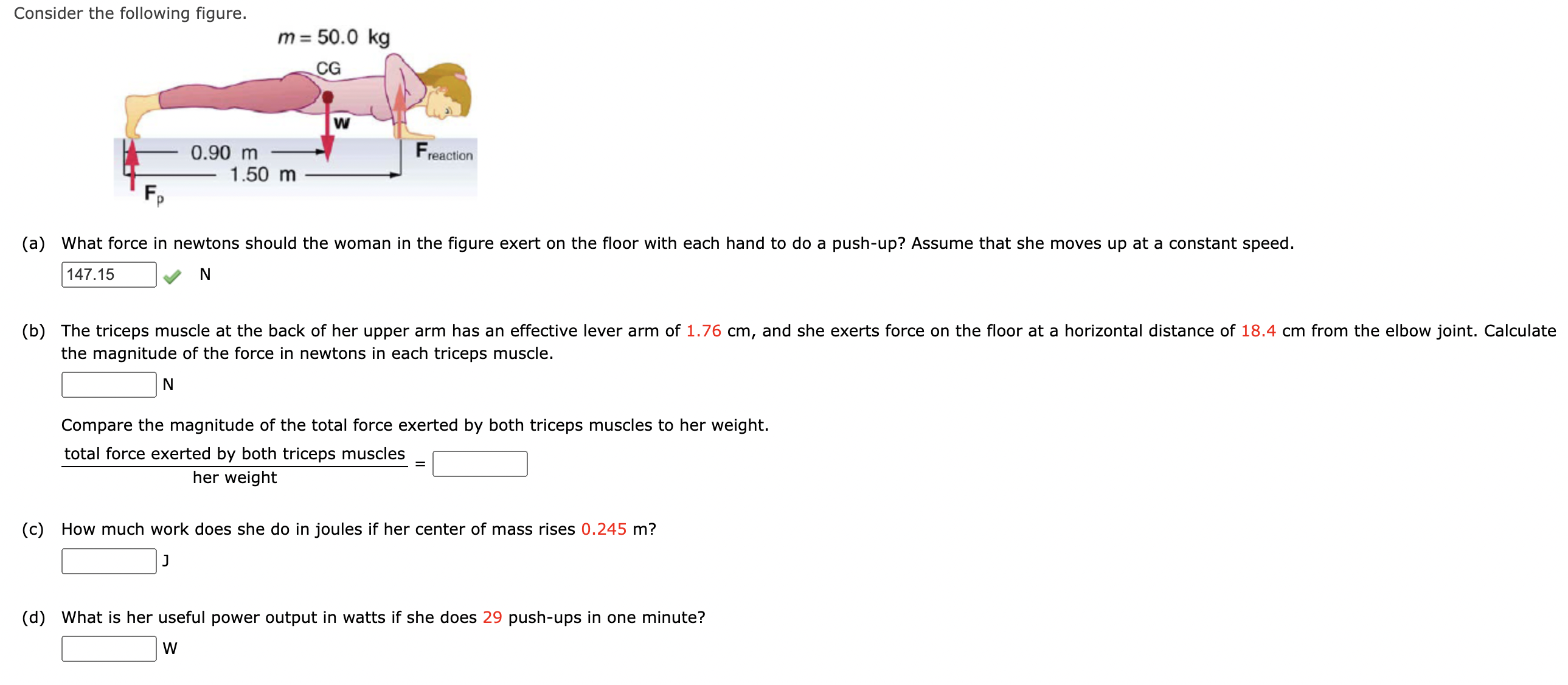 Solved Consider the following figure. (a) What force in | Chegg.com