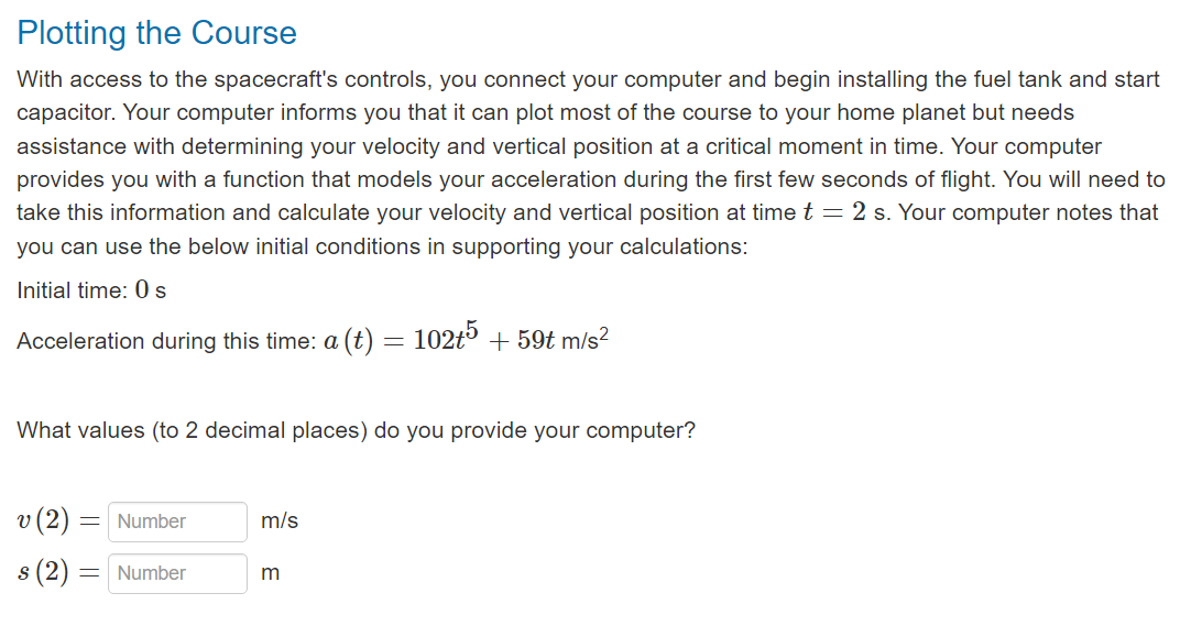 Solved Plotting the Course With access to the spacecraft's | Chegg.com