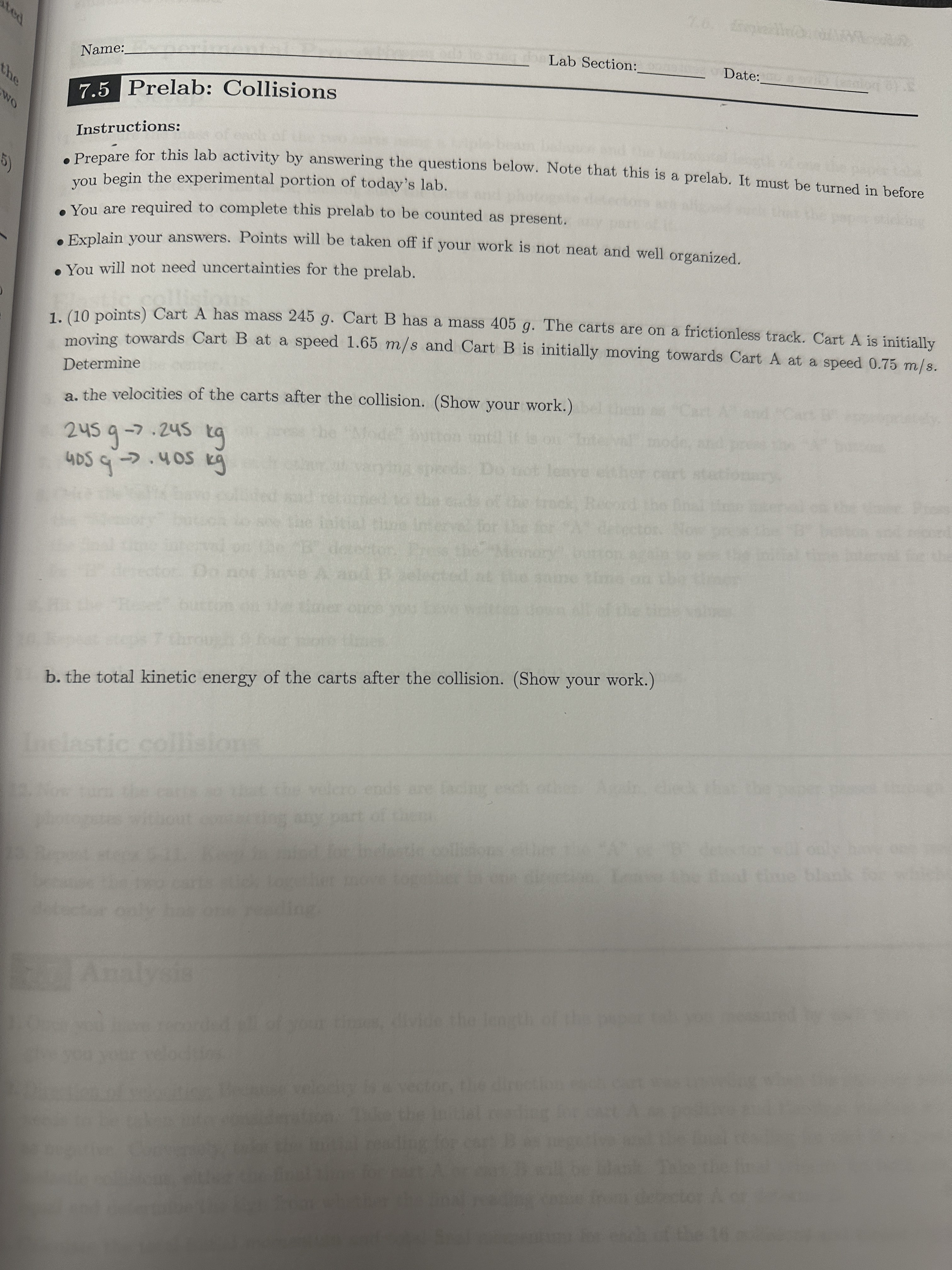 Solved Instructions: - Prepare for this lab activity by | Chegg.com