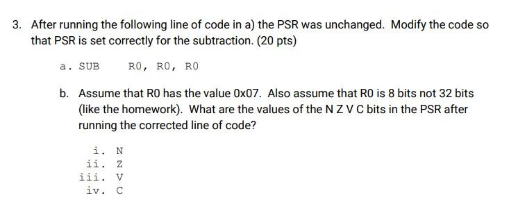 Solved 3. After running the following line of code in a) the | Chegg.com