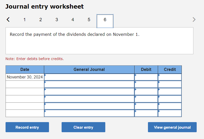 Solved Journal entry worksheet 1 Record the payment of the | Chegg.com