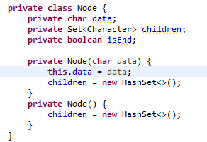 Solved Implement the following methods in a Trie Tree data | Chegg.com