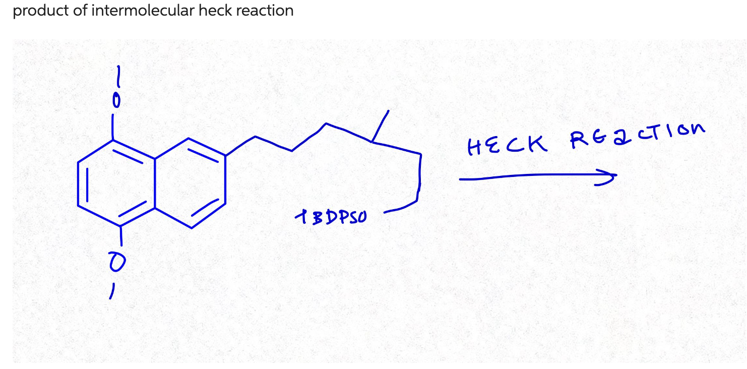 Solved product of intermolecular heck reaction HECK REACTION | Chegg.com