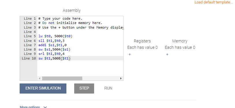 Load default template... Assembly Line 1 # Type your | Chegg.com