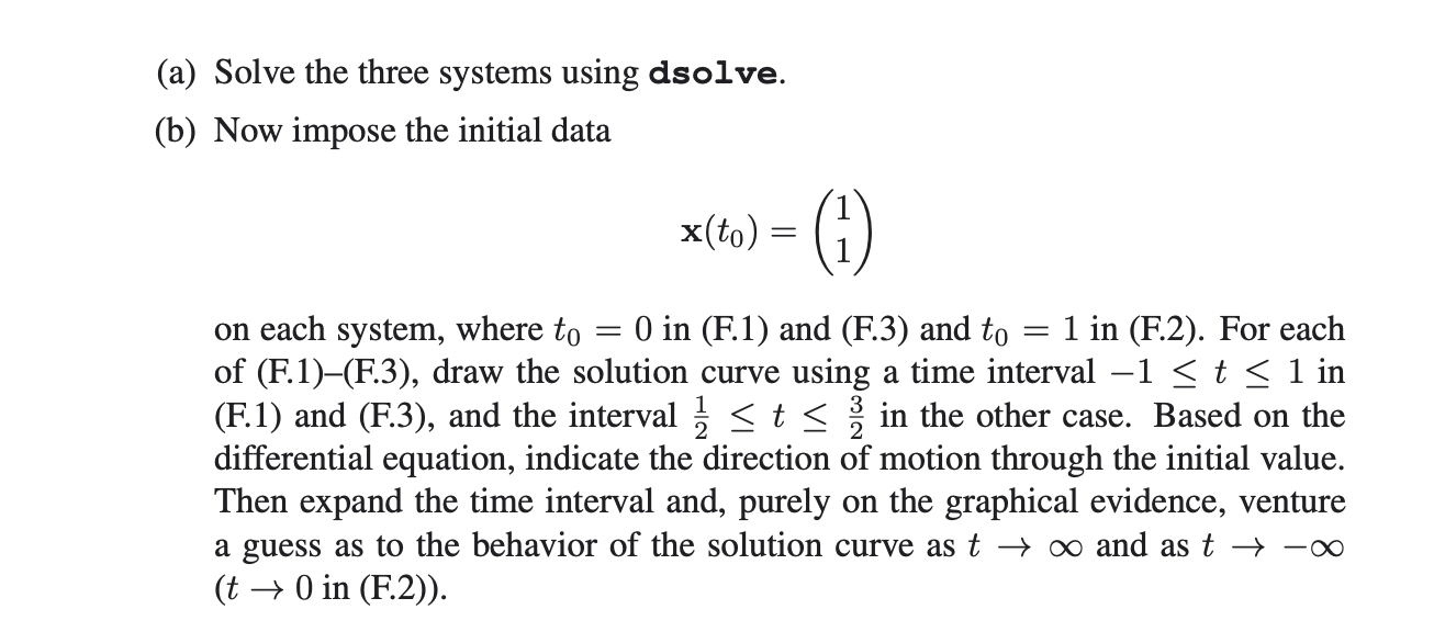 4. MATLAB can solve some inhomogeneous linear | Chegg.com
