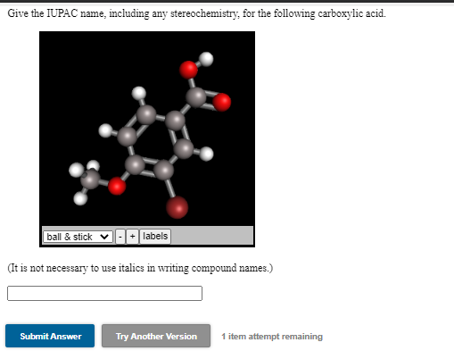 Solved Give the IUPAC name, including any stereochemistry, | Chegg.com