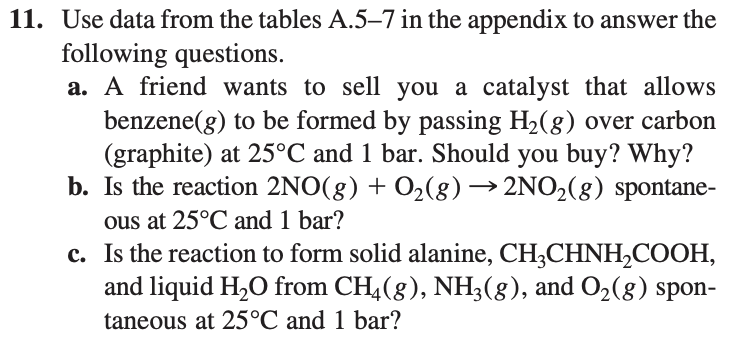 Solved 1. Use data from the tables A.5-7 in the appendix to | Chegg.com