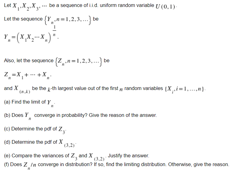 Solved Let X., X., X. 1' 2' 3' be a sequence of i.i.d. | Chegg.com