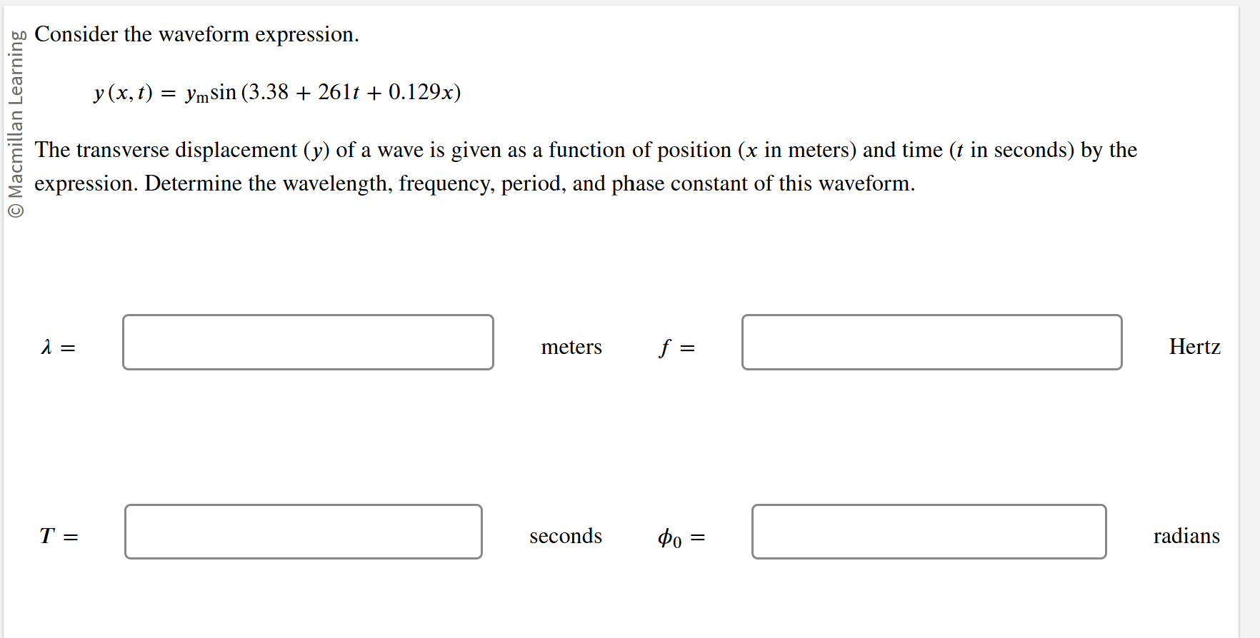 Solved Consider the waveform | Chegg.com