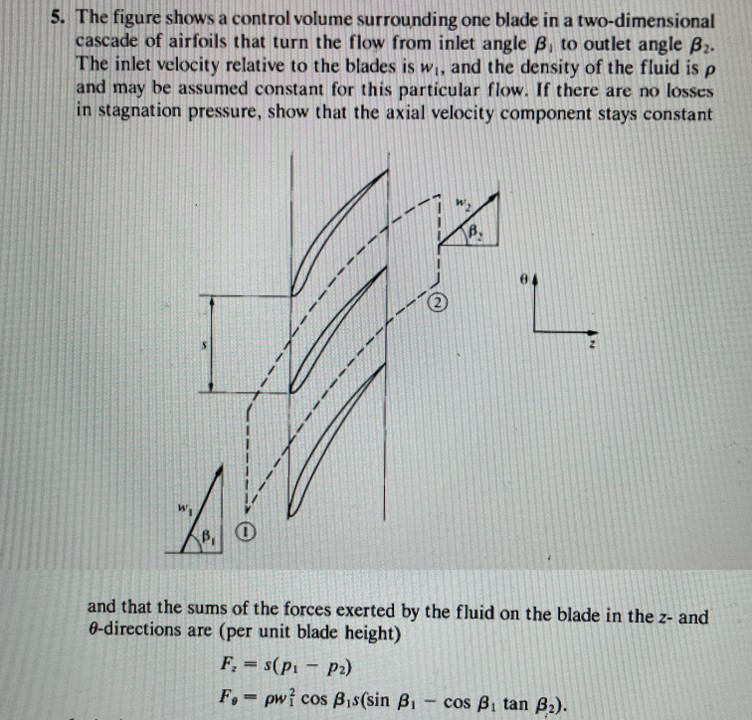 Solved 5. The figure shows a control volume surrounding one | Chegg.com