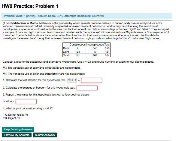 Solved HW8 Practice: Problem 1 Problem Value: 1 points). | Chegg.com