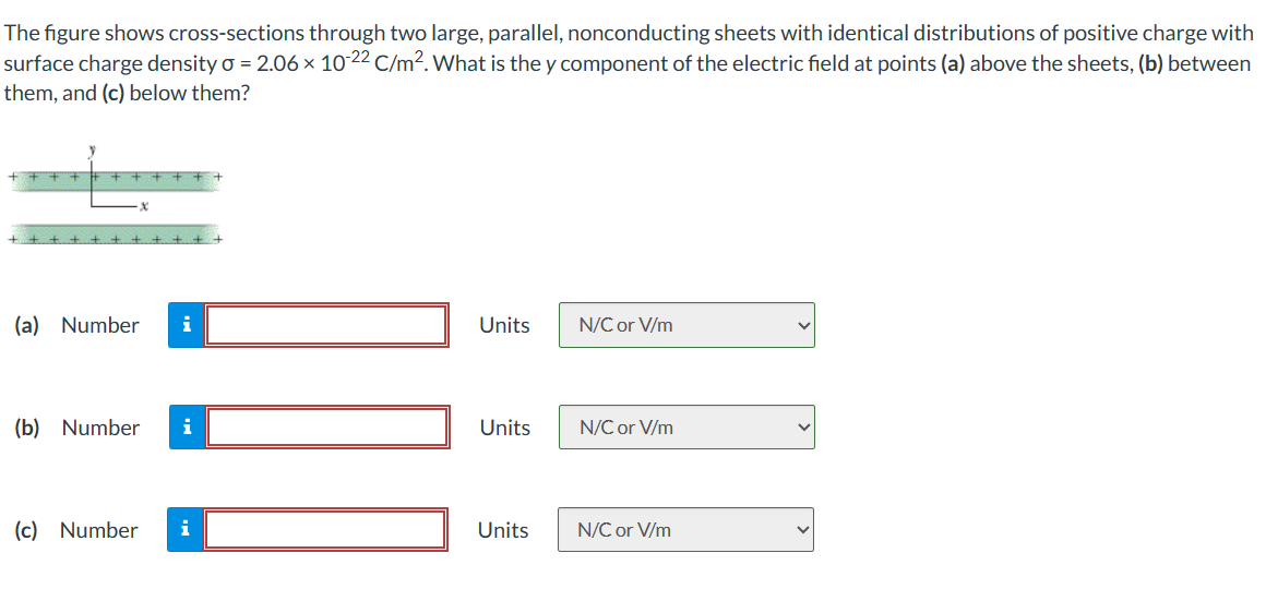 Solved The figure shows cross-sections through two large, | Chegg.com