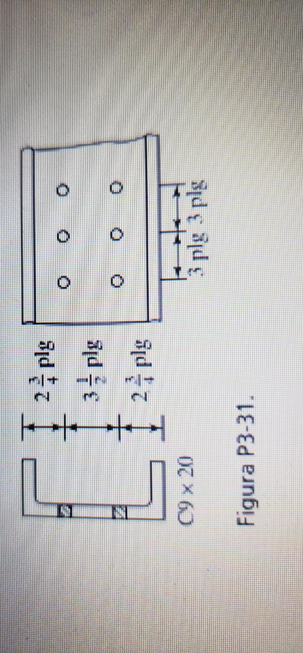 Una C9*20(F y=36 klb/plg^ 2 . Fu=58 klb/plg^ 2 ) con | Chegg.com