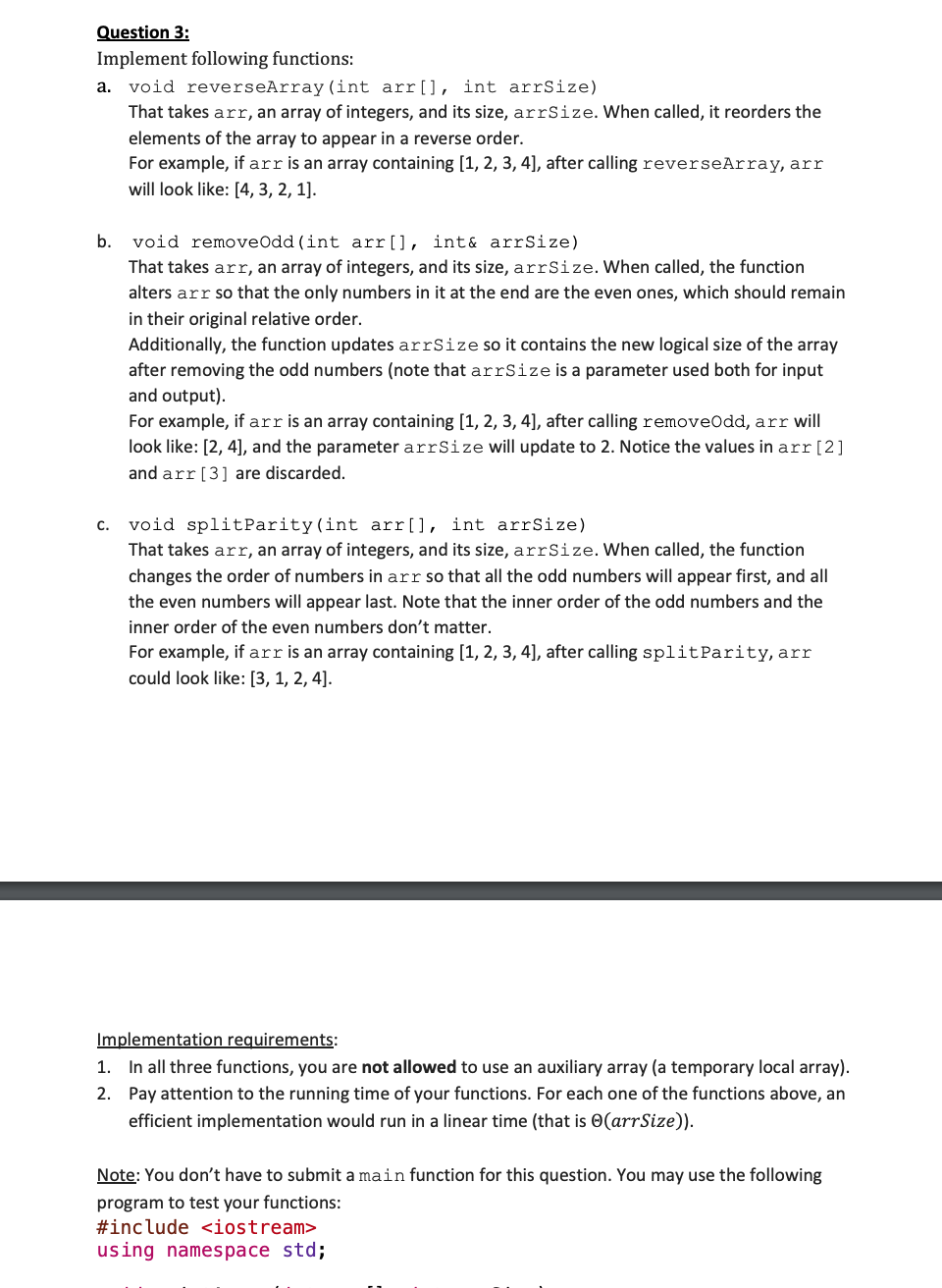 Solved Question 1 1 Implement The Function Int 5423