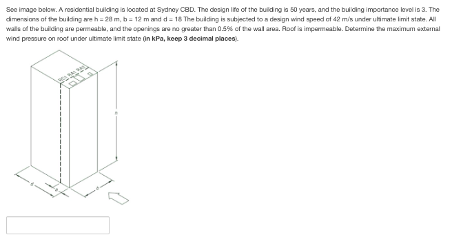 Solved See image below. A residential building is located at | Chegg.com