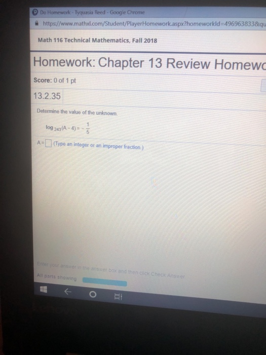 Solved Do Homework-Tyquasia Reed-Google Chrome | Chegg.com