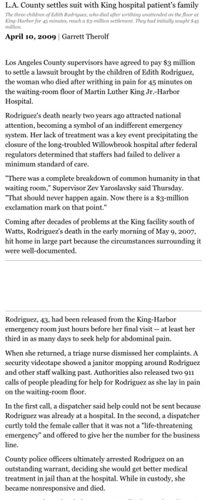 Read the case of Edith Rodriguez presented in this | Chegg.com