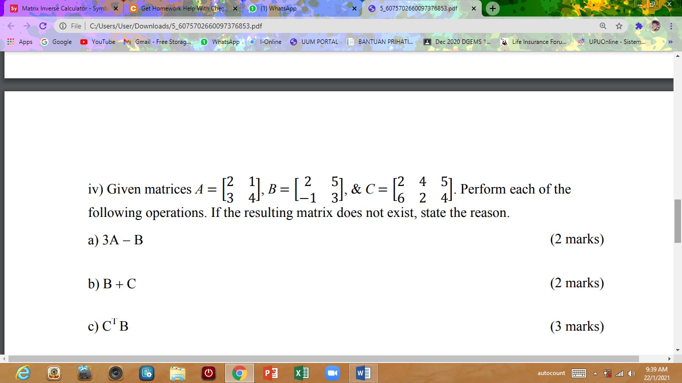 Solved Sy Matrix Inverse Calculator - Symb x C Get Homework | Chegg.com Solved Sy Matrix Inverse Calculator - Symb x C Get Homework | Chegg.com