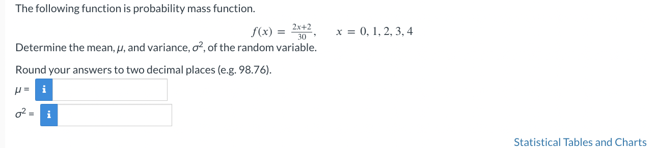 Solved The following function is probability mass function. | Chegg.com