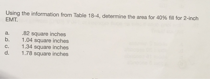 Using the information from Table 18-4, determine the | Chegg.com