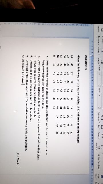 Solved ki Themes 19 Aa Fonts Elects": 54321 QUESTION 3 68 22 | Chegg.com