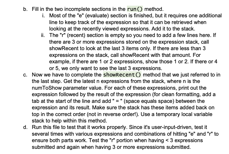 Solved Exercise 2 - Postfix Expressions Postfix is a | Chegg.com