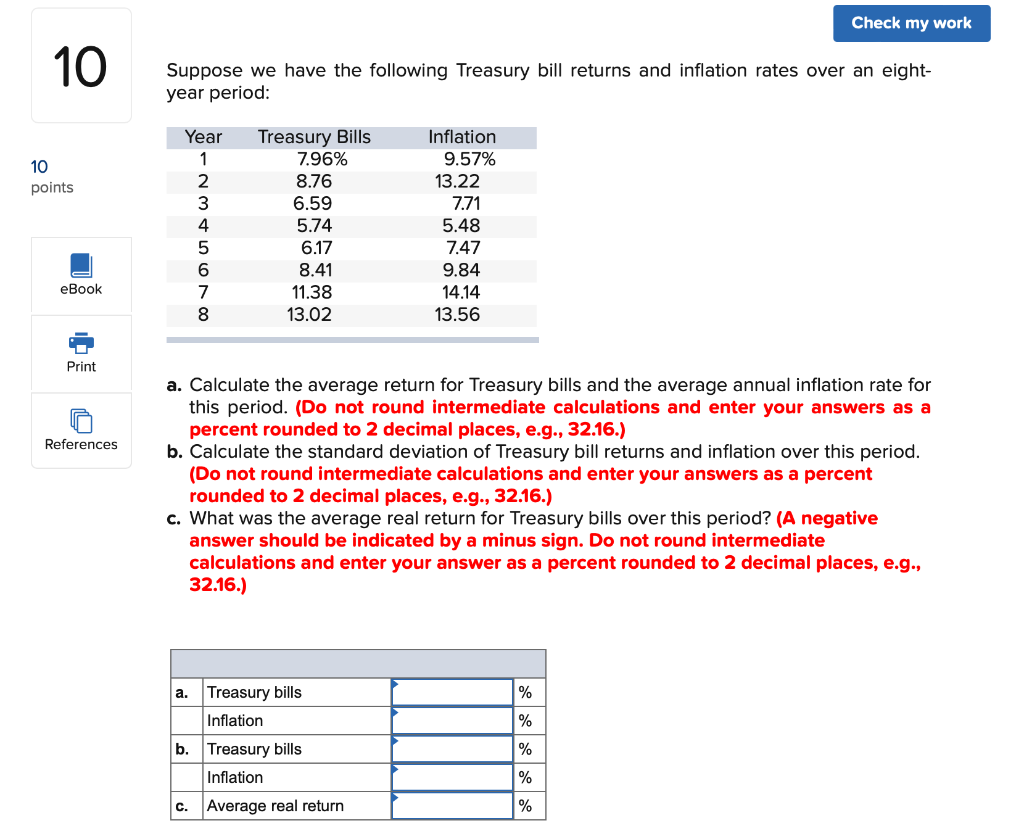 Solved 6 10 points eBook Hint Print ច References Suppose we | Chegg.com