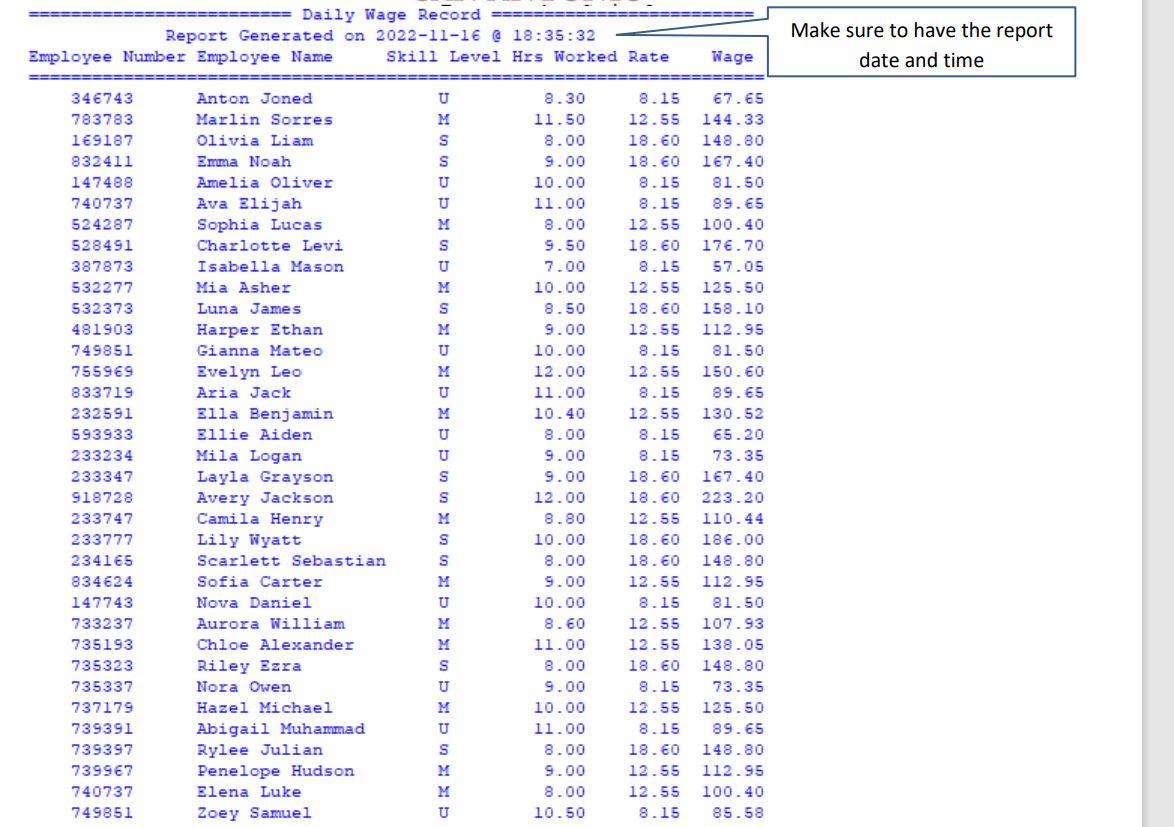 Solved I need a Python Script with no Classes or functions | Chegg.com