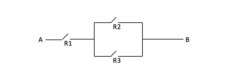 Solved Consider the following circuit system with 3 relays | Chegg.com