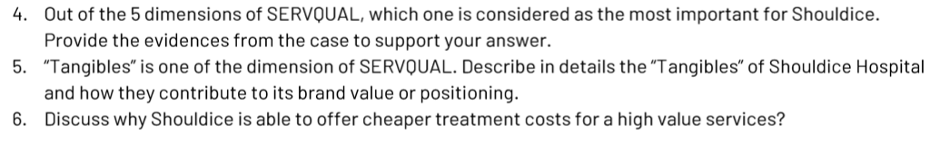 Solved 4. Out of the 5 dimensions of SERVQUAL, which one is | Chegg.com