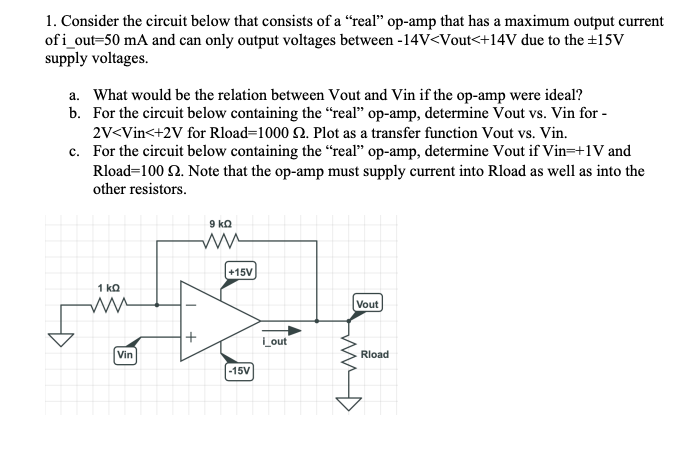 Solved Consider the circuit below that consists of a "real" | Chegg.com