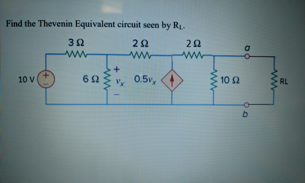 Solved a) find Vth and Rth to get Thevenin equivalent | Chegg.com