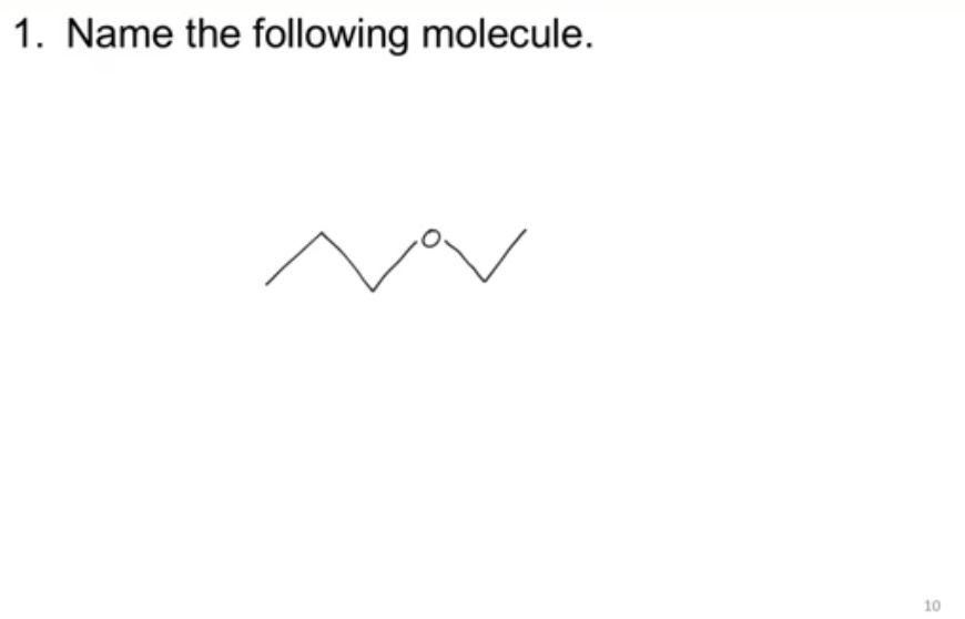 Name the following molecule. | Chegg.com