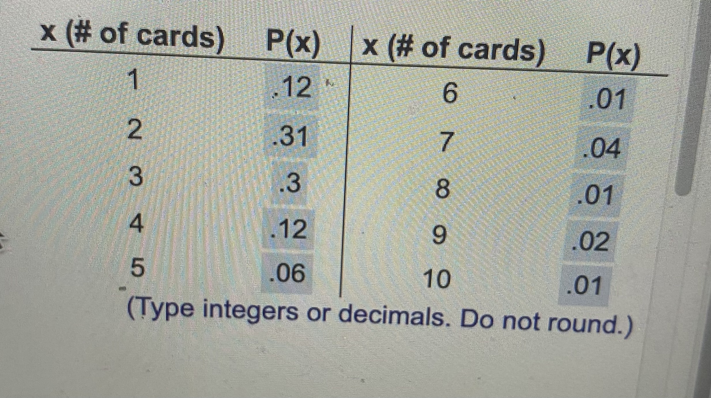 Solved (f) Determine the probability of randomly selecting | Chegg.com