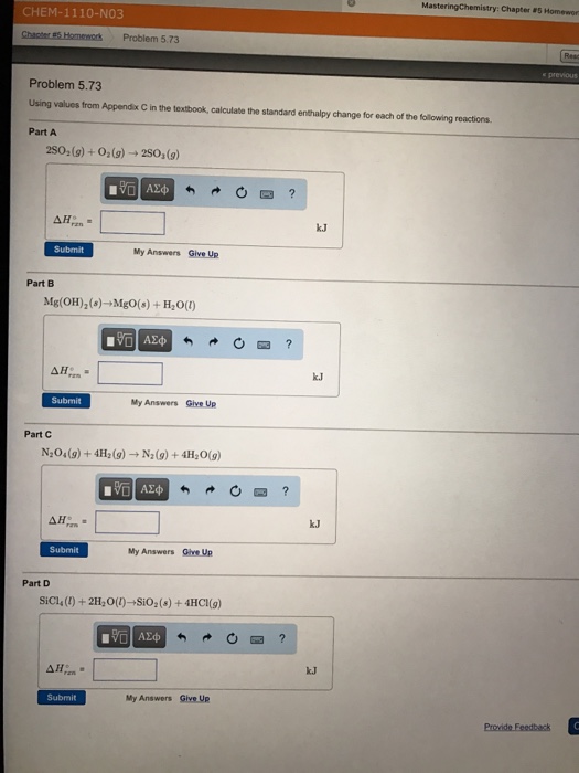 Solved Using the values from Appendix C in the textbook, | Chegg.com