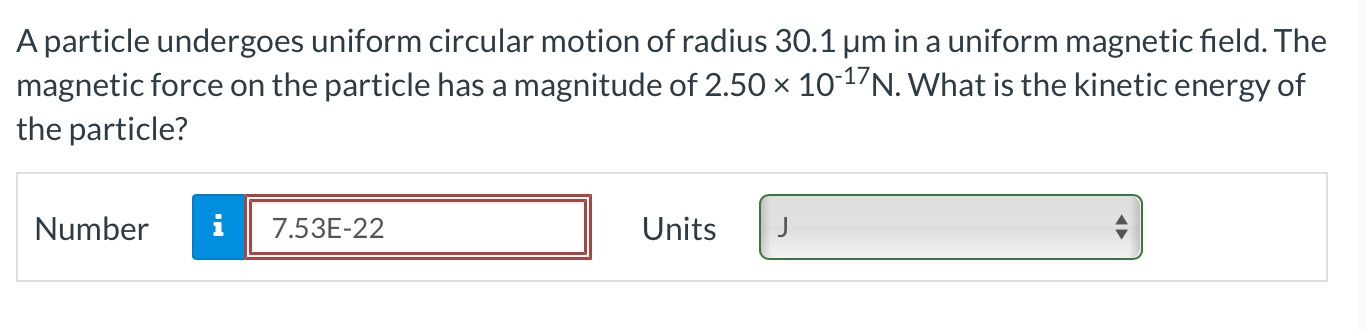 Solved A particle undergoes uniform circular motion of | Chegg.com