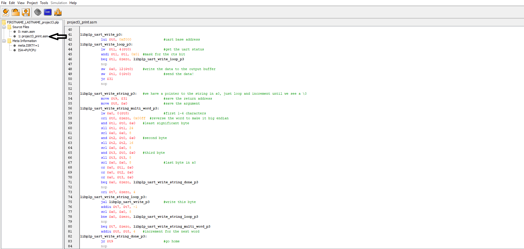 Solved Need help with a plp code that can recognize a string | Chegg.com