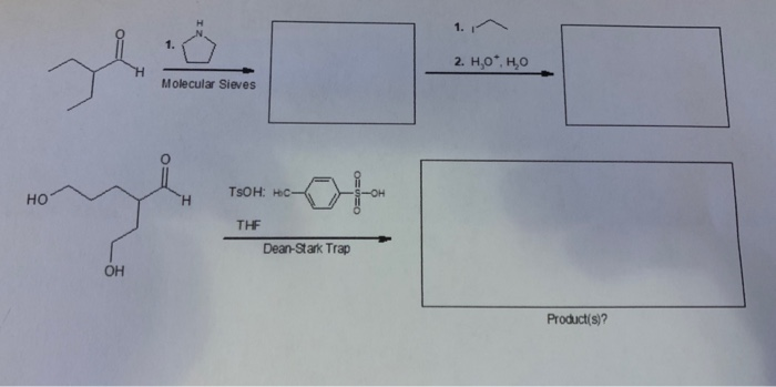 Solved Molecular Sieves HO THF Dean-Stark Trap OH | Chegg.com