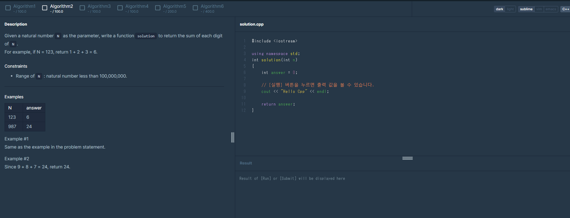 Solved C++ Algorithm cording question Given a natural | Chegg.com