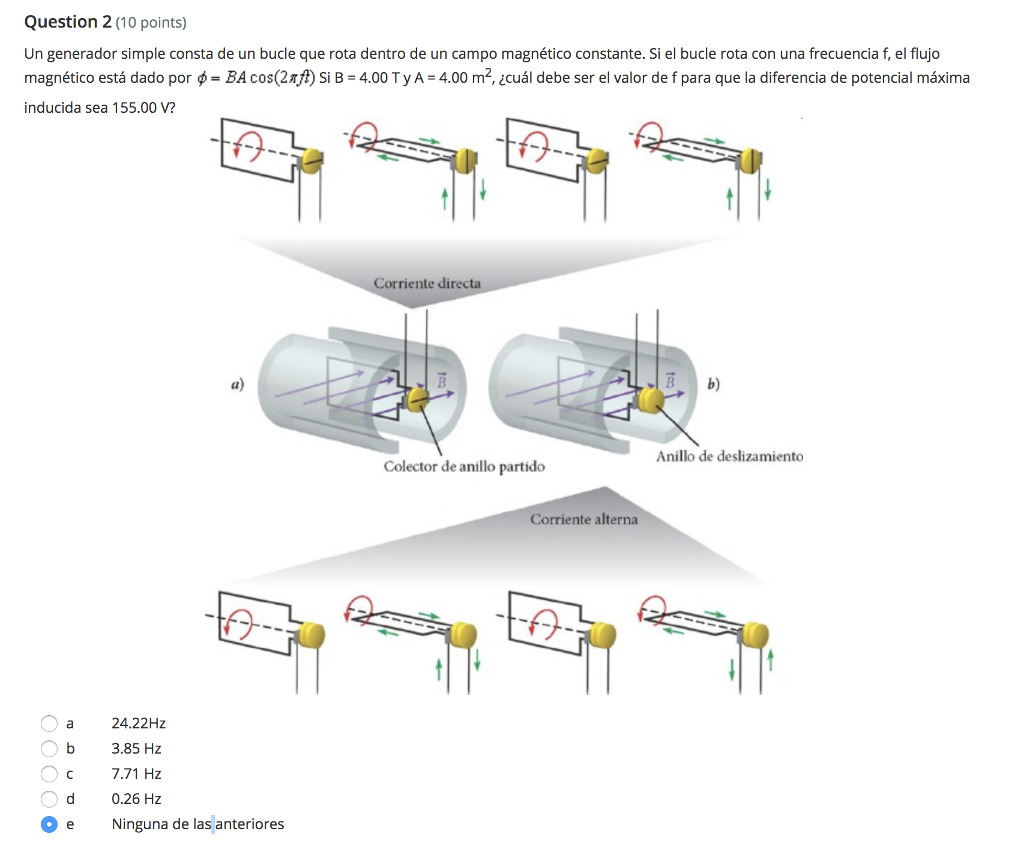 Solved A simple generator consists of a loop that rotates | Chegg.com