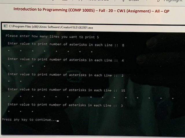 Solved 2) a) Write a java program using any type of loop, | Chegg.com
