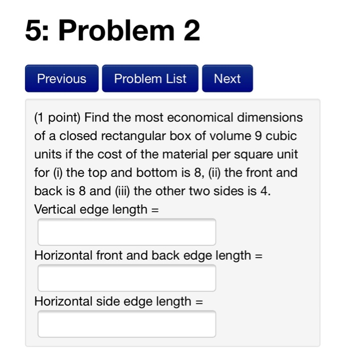 Solved 5 Problem 2 Previous Problem Listnext 1 Point Find 7129