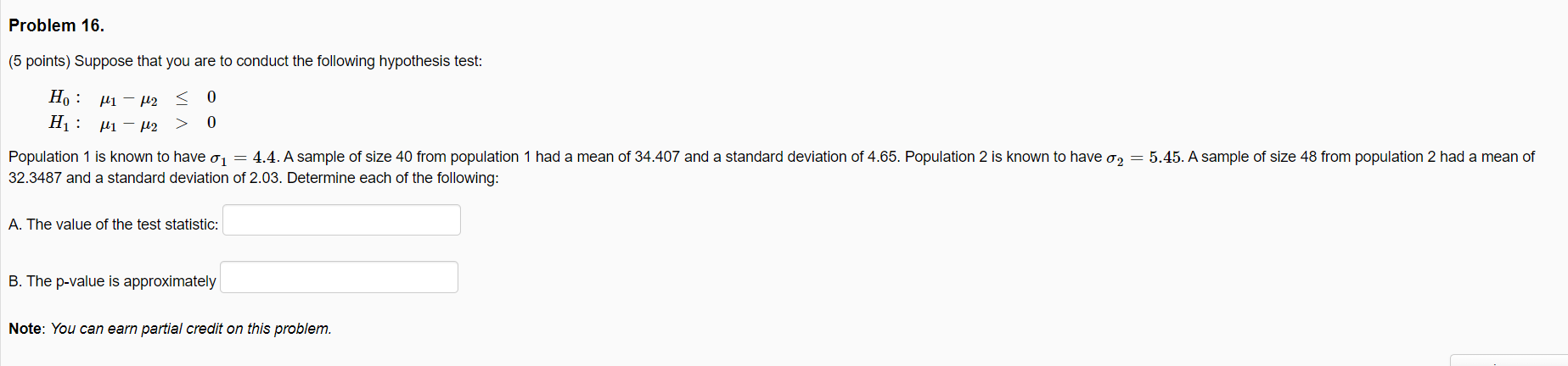 Solved Problem 16. (5 points) Suppose that you are to | Chegg.com Solved Problem 16. (5 points) Suppose that you are to | Chegg.com
